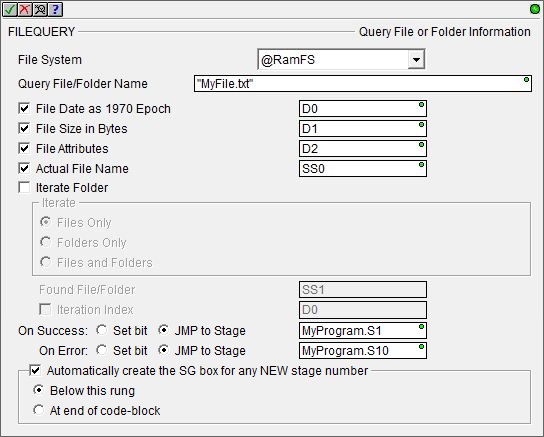 FILEQUERY Query File Or Folder Information